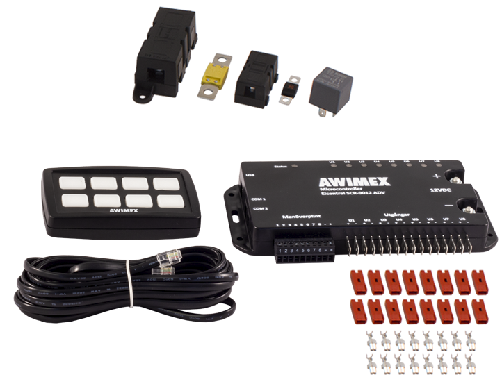 Styrsystem flygplats, Gul, 12V