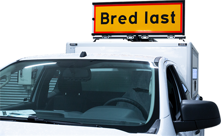 Tilläggsskylt BRED LAST dubbelsidig