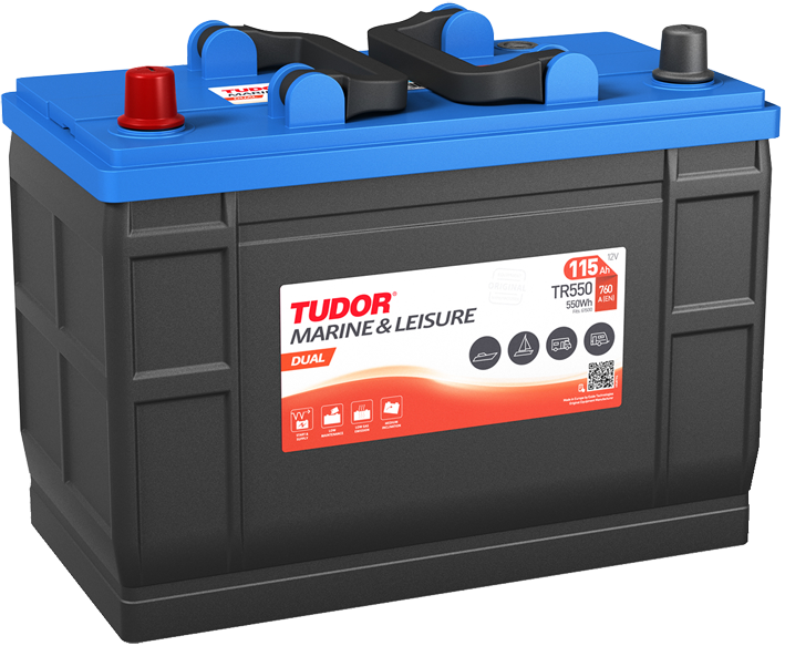 TR550 Tudor Dual Fritid/Marin 12V 115Ah